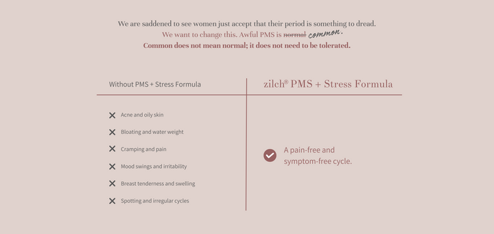 Zilch PMS + Stress Formula – Zilch Formulas